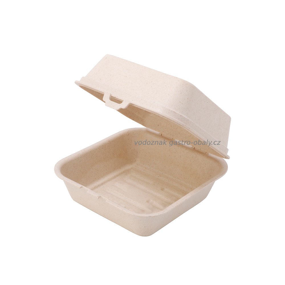 RE- burger box / znovu použitelný 16x15xx8,5 cm bílý (60ks): gastro ...